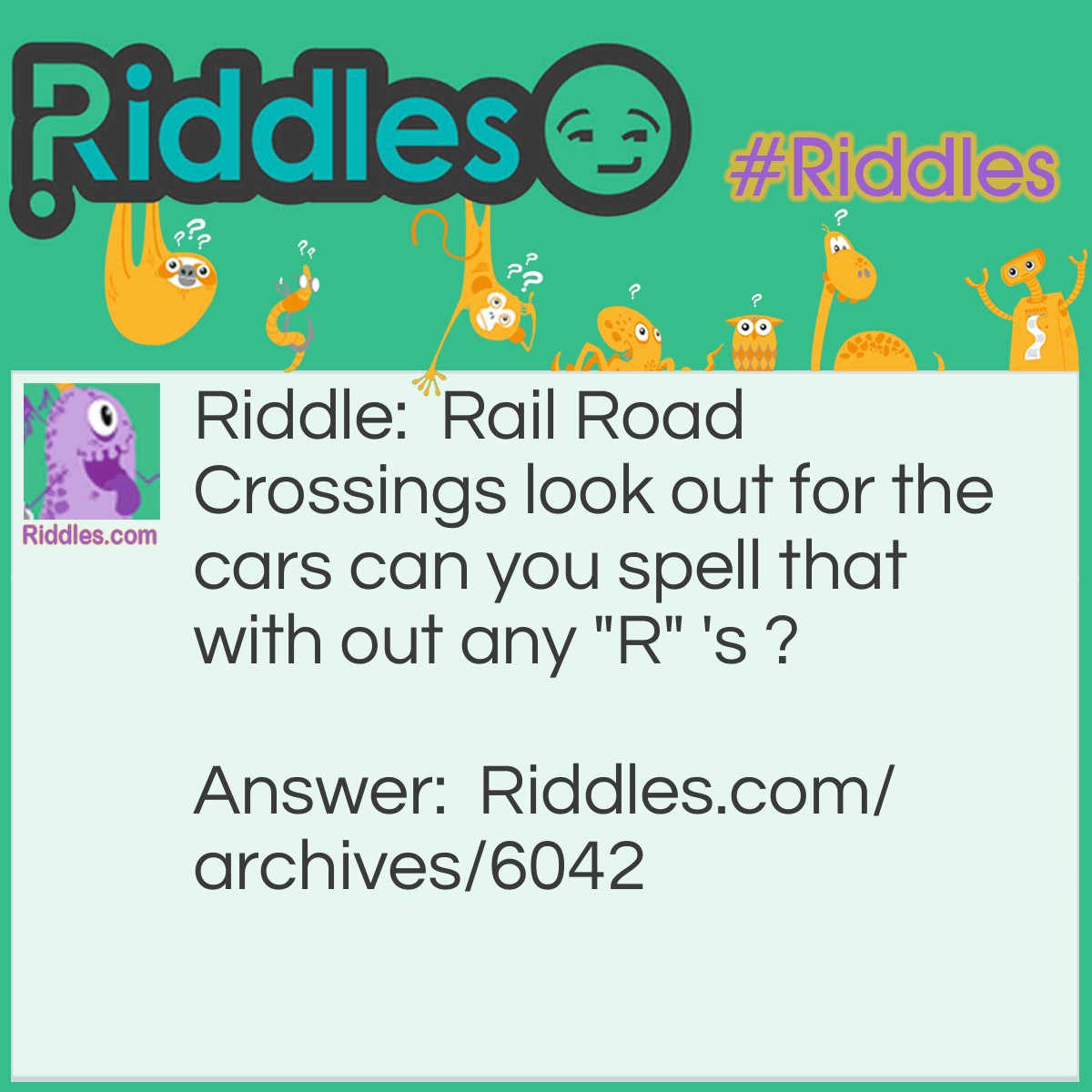 RailRoad Crossings | Riddles.com