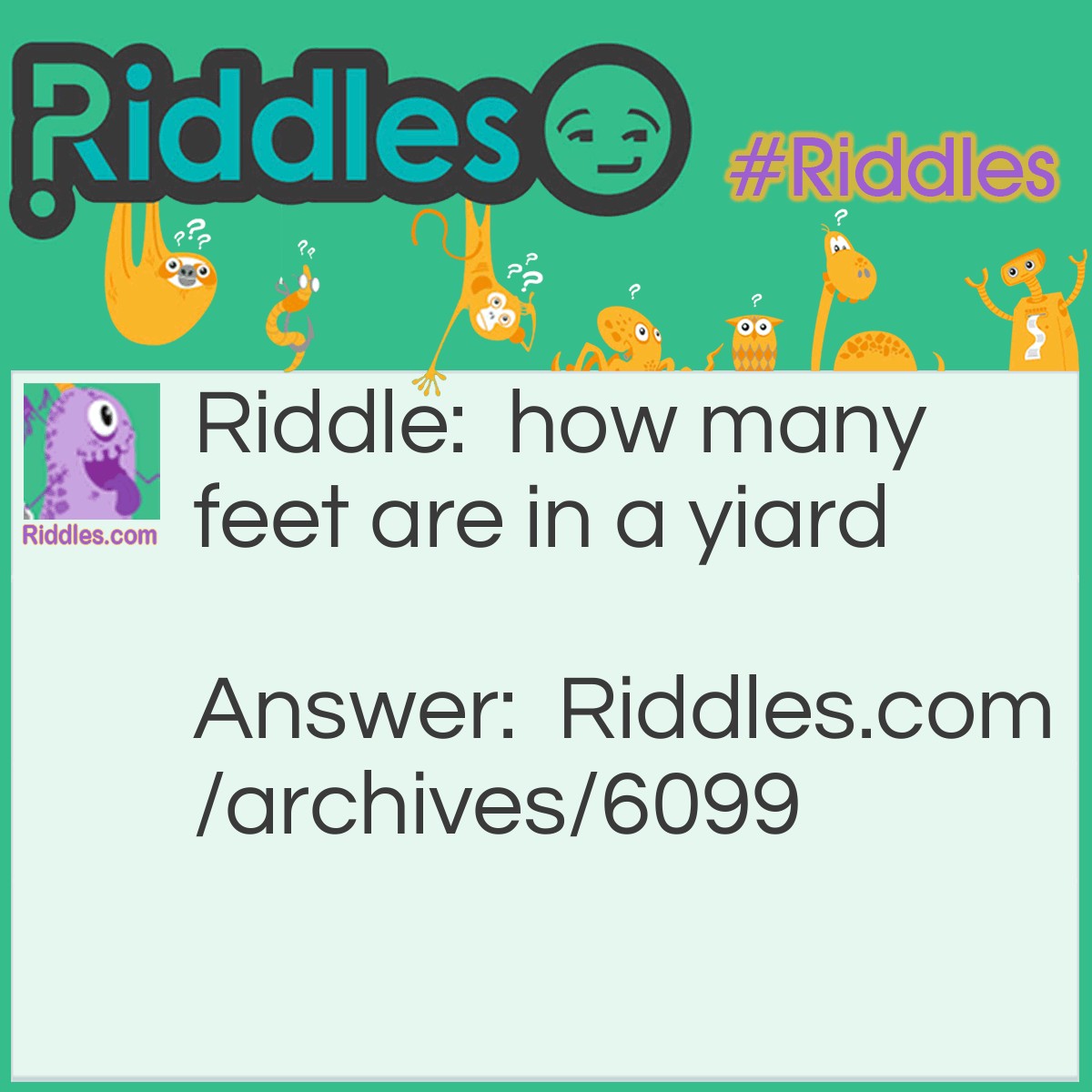 Feet | Riddles.com