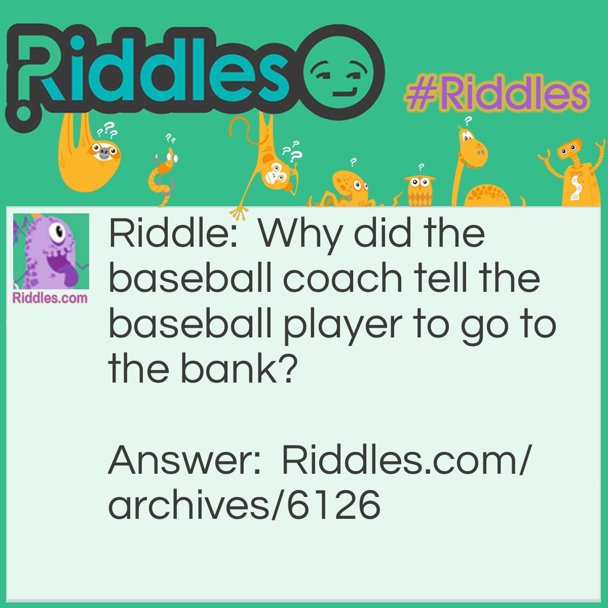 Baseball Bank - Riddles.com