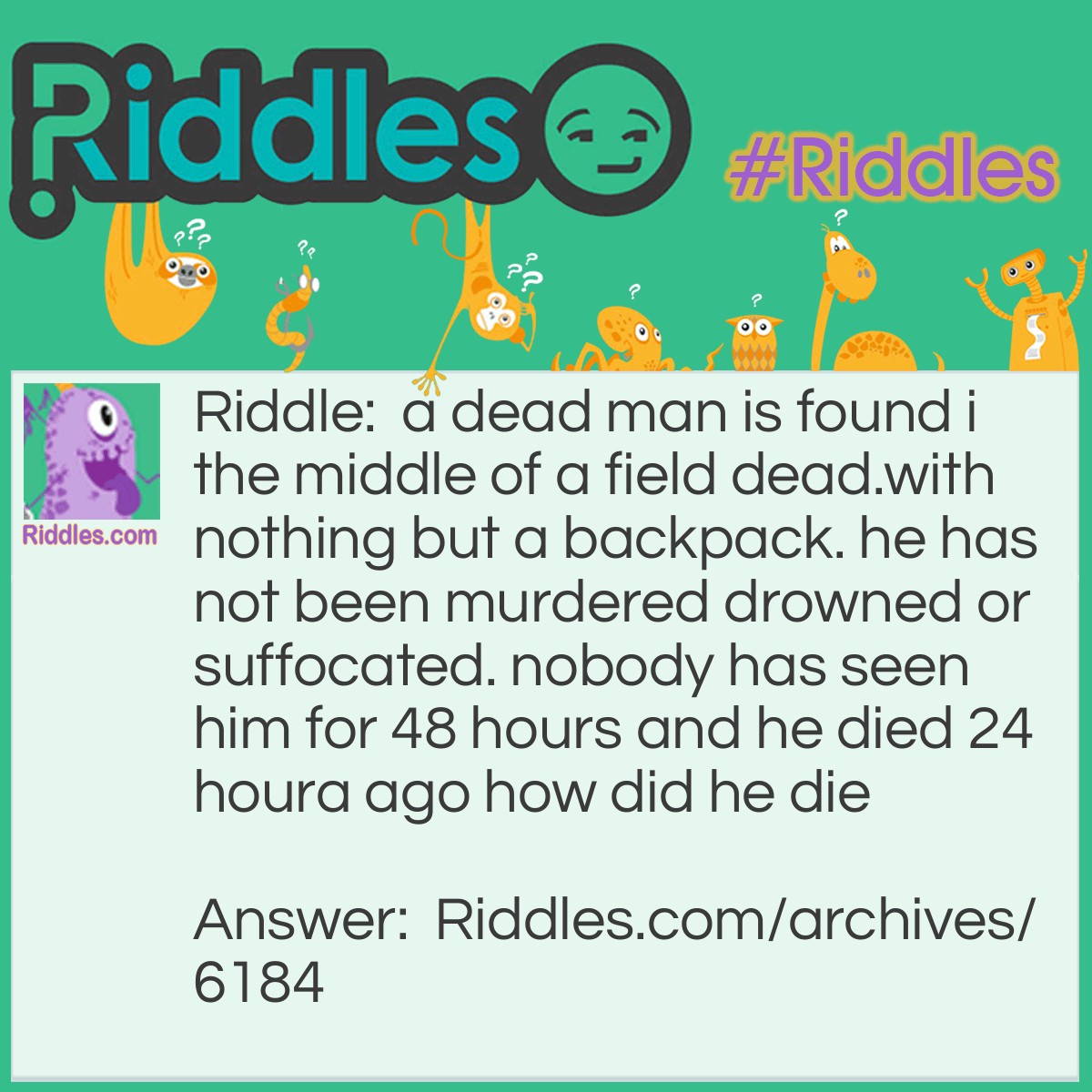 Dead Man | Riddles.com