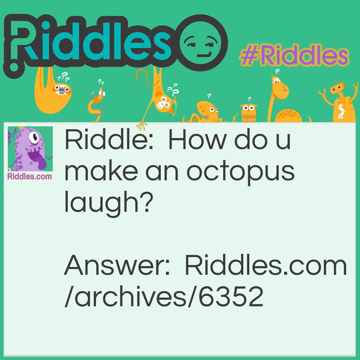 Laughing Octopus - Riddles.com