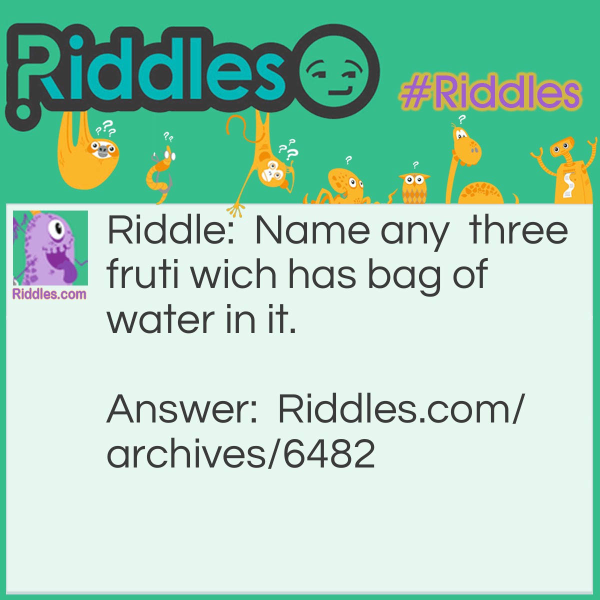 Water Bag | Riddles.com