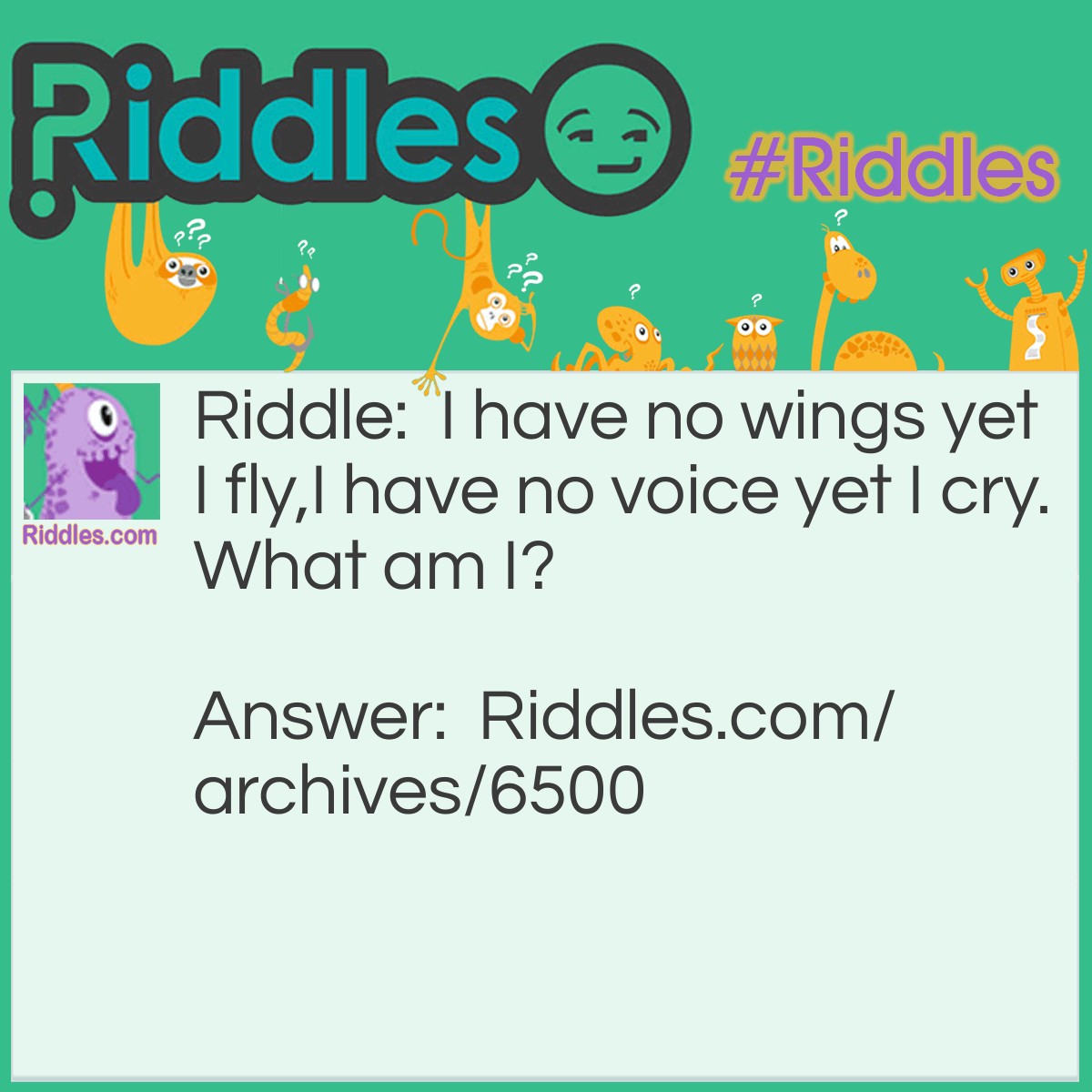 Im Flying Through The Air | Riddles.com