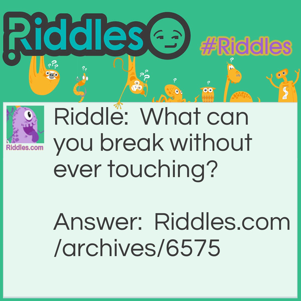 Heres An Easy One - Riddles.com