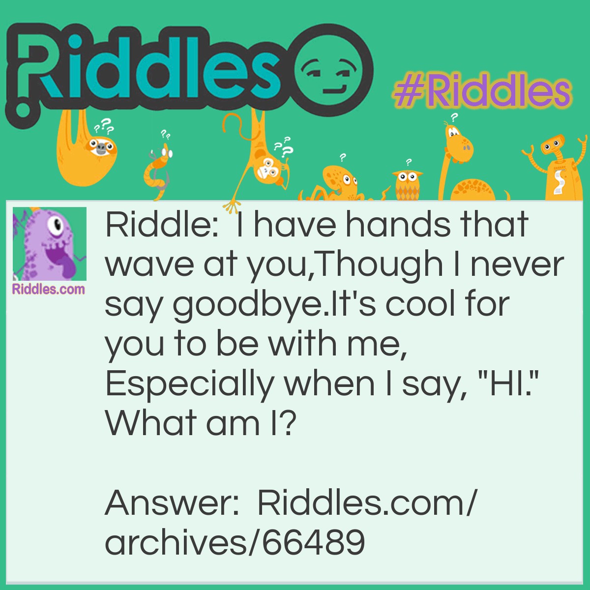 Never Say Goodbye - Riddles.com