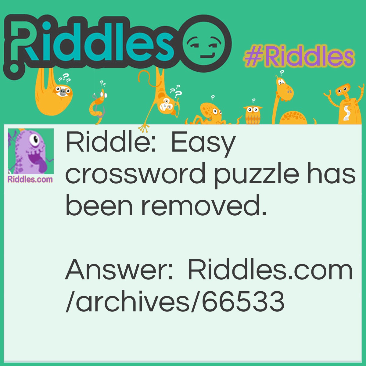 Easy Crossword Puzzle | Riddles.com