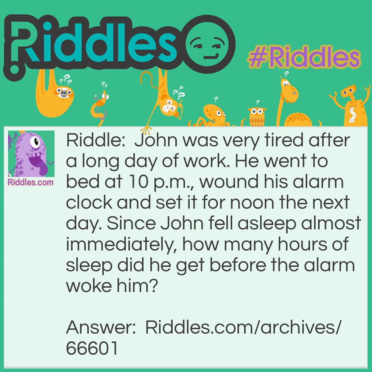 Long Day Of Work - Riddles.com