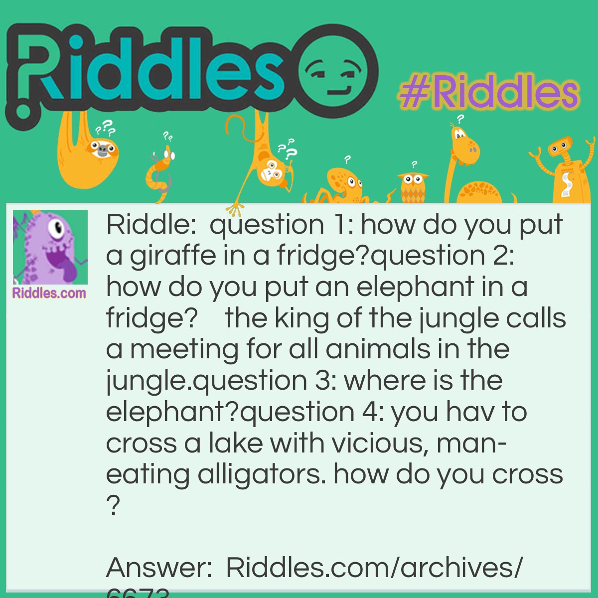 4 Question Riddle - Riddles.com