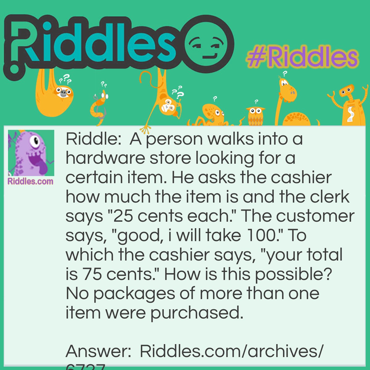 Hardware Store | Riddles.com