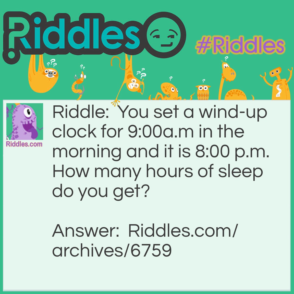 Clock Trouble - Riddles.com