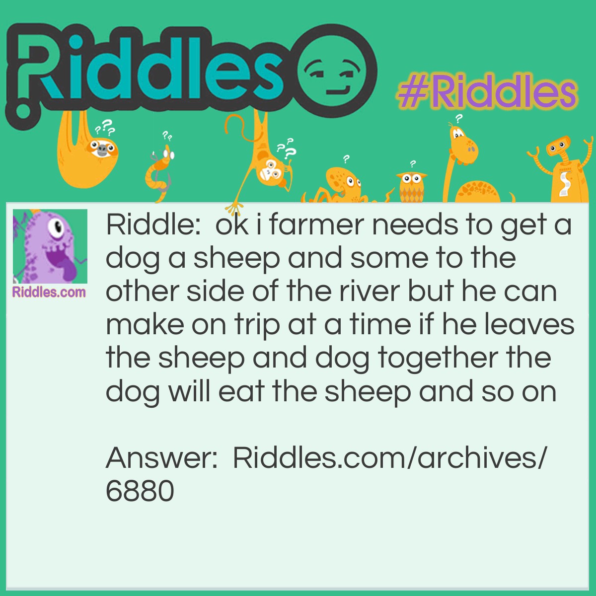 Dog Sheep And Hay | Riddles.com