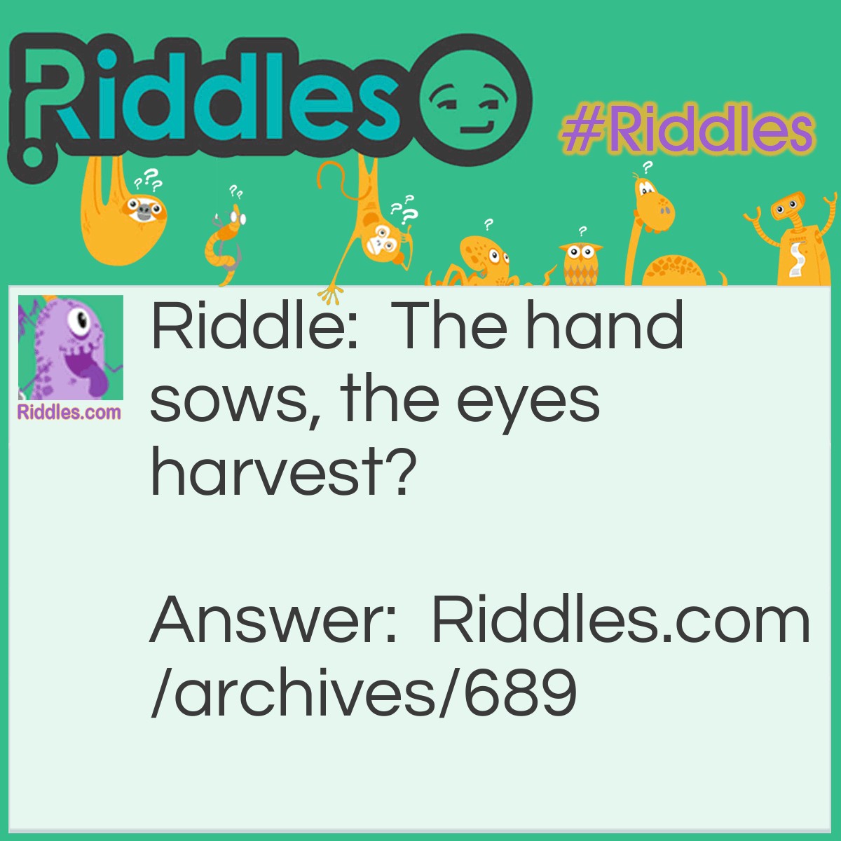 Sewing Hand - Riddles.com