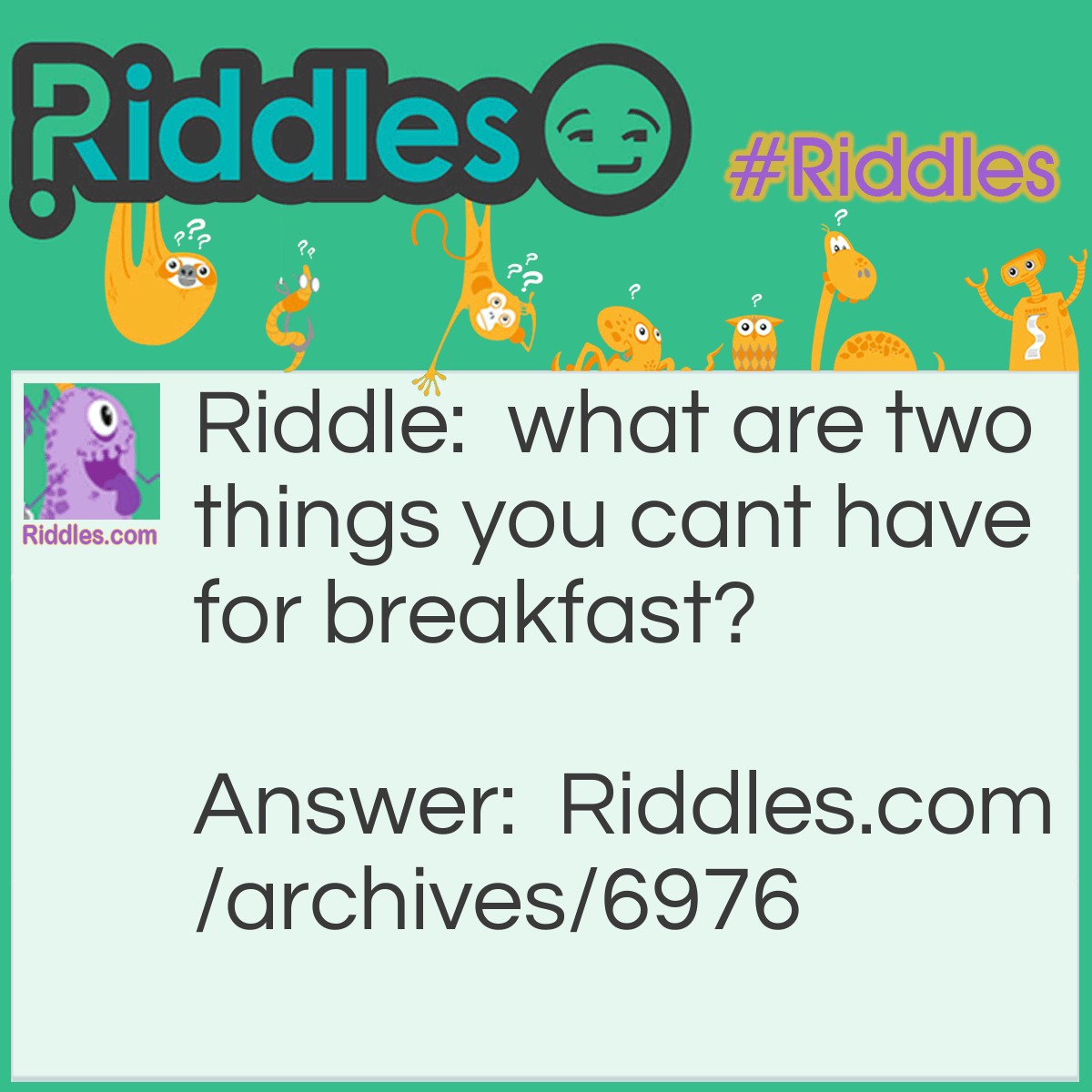 Meals | Riddles.com