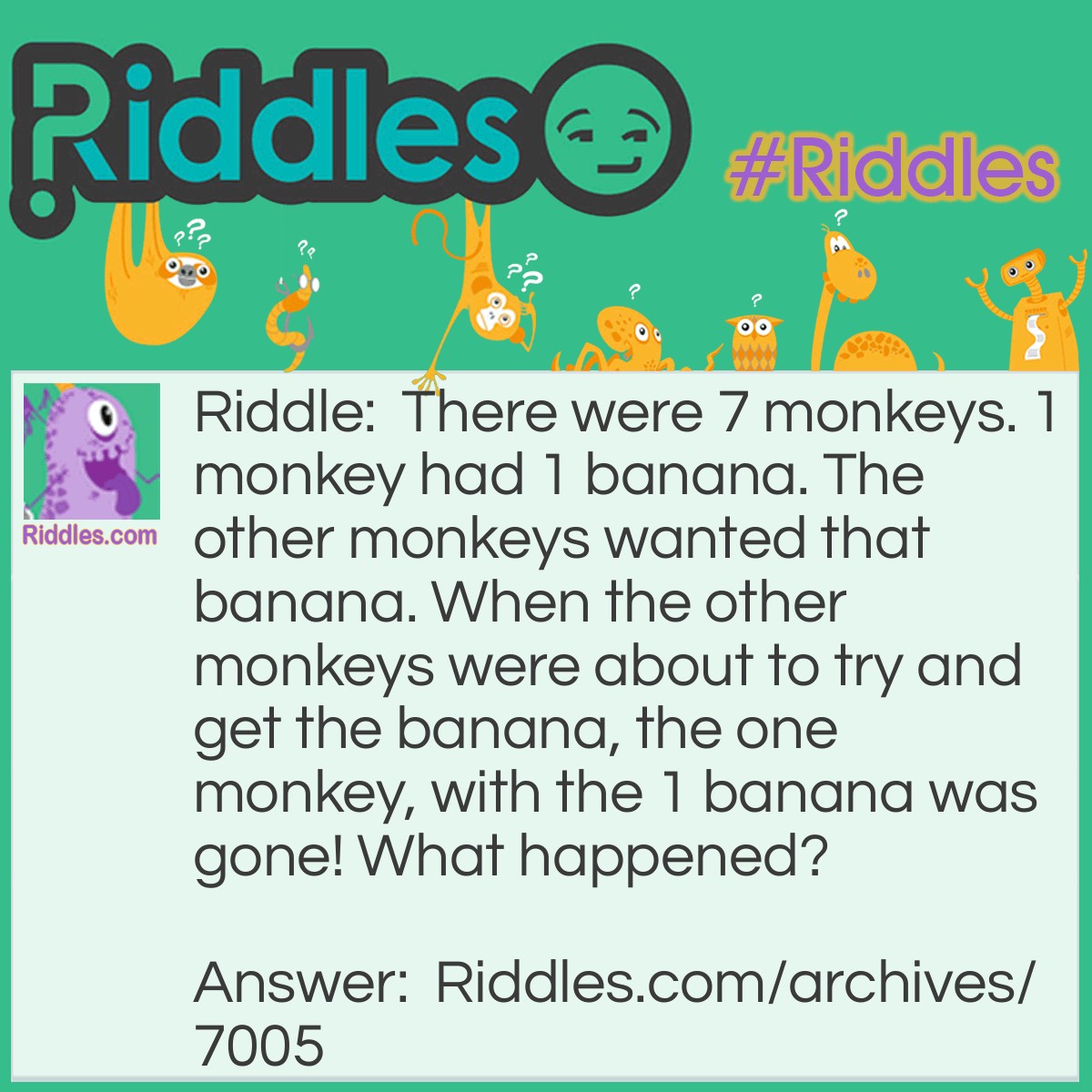 Monkeys - Riddles.com