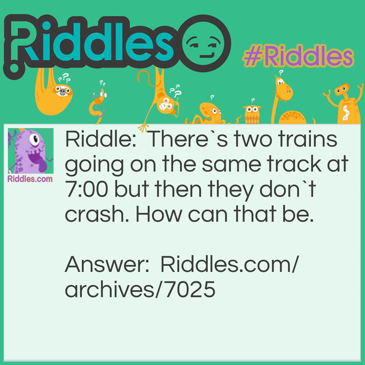 The Two Trains | Riddles.com