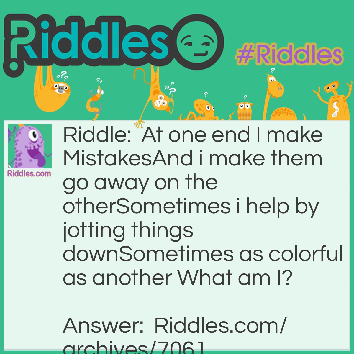 Mistakes | Riddles.com