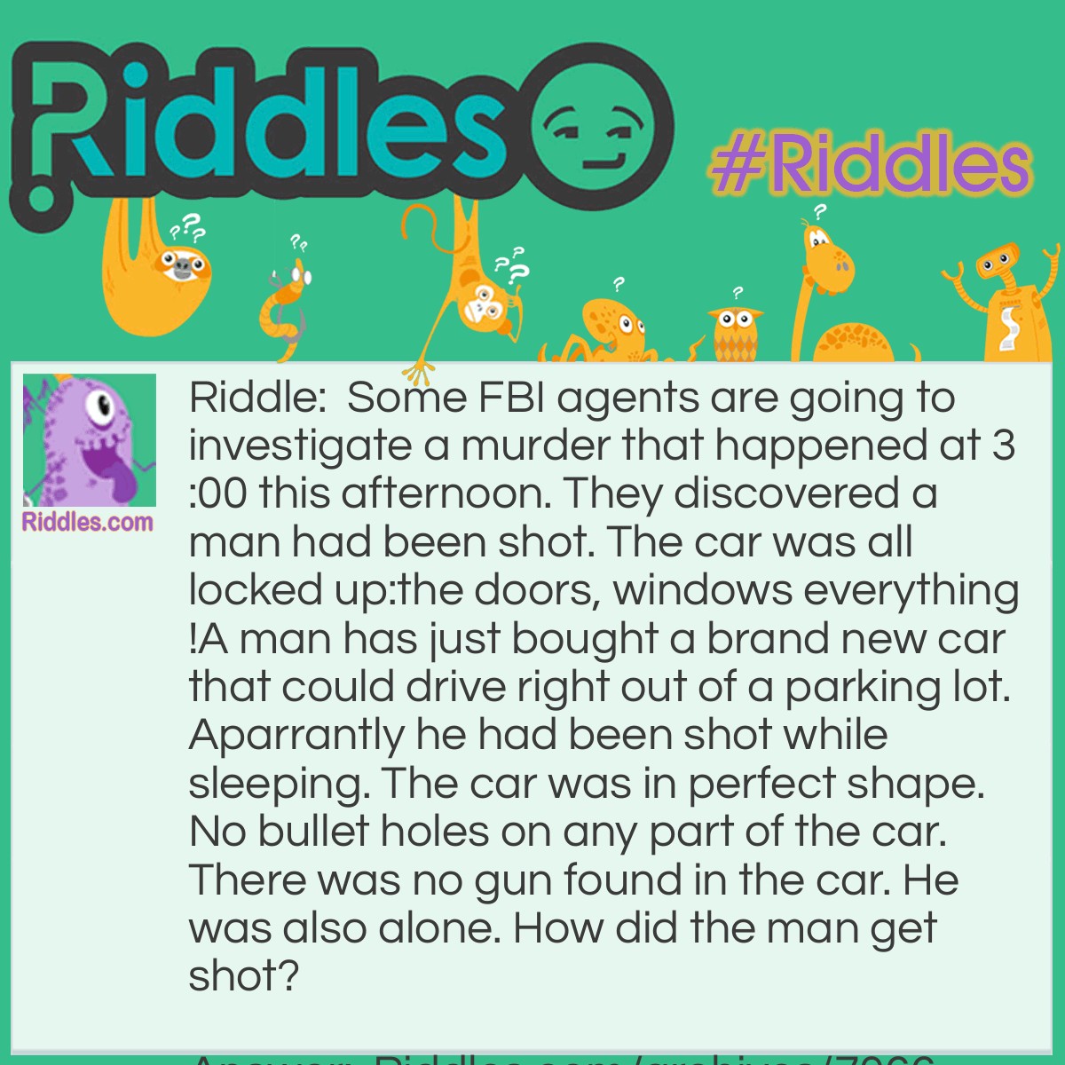 Murder | Riddles.com