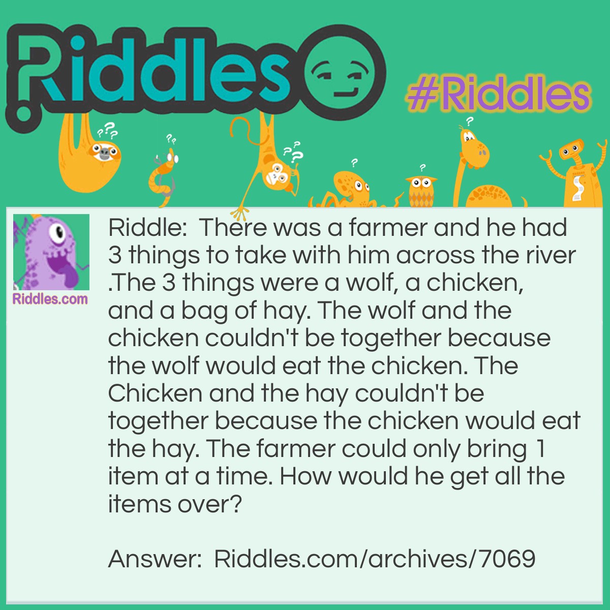 Farmer And His Animals - Riddles.com