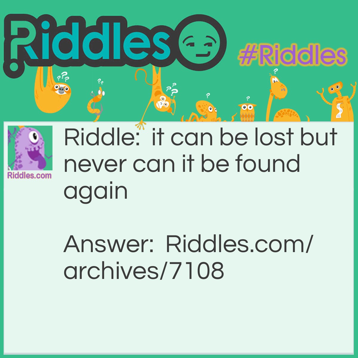 Lost And Found | Riddles.com