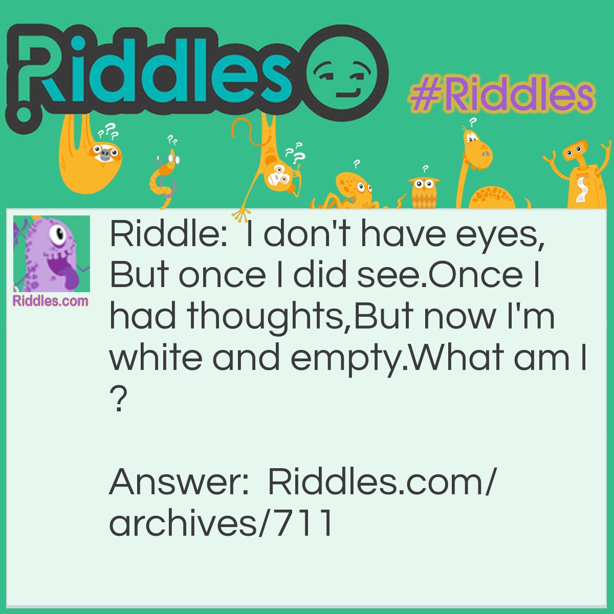 White And Empty - Riddles.com