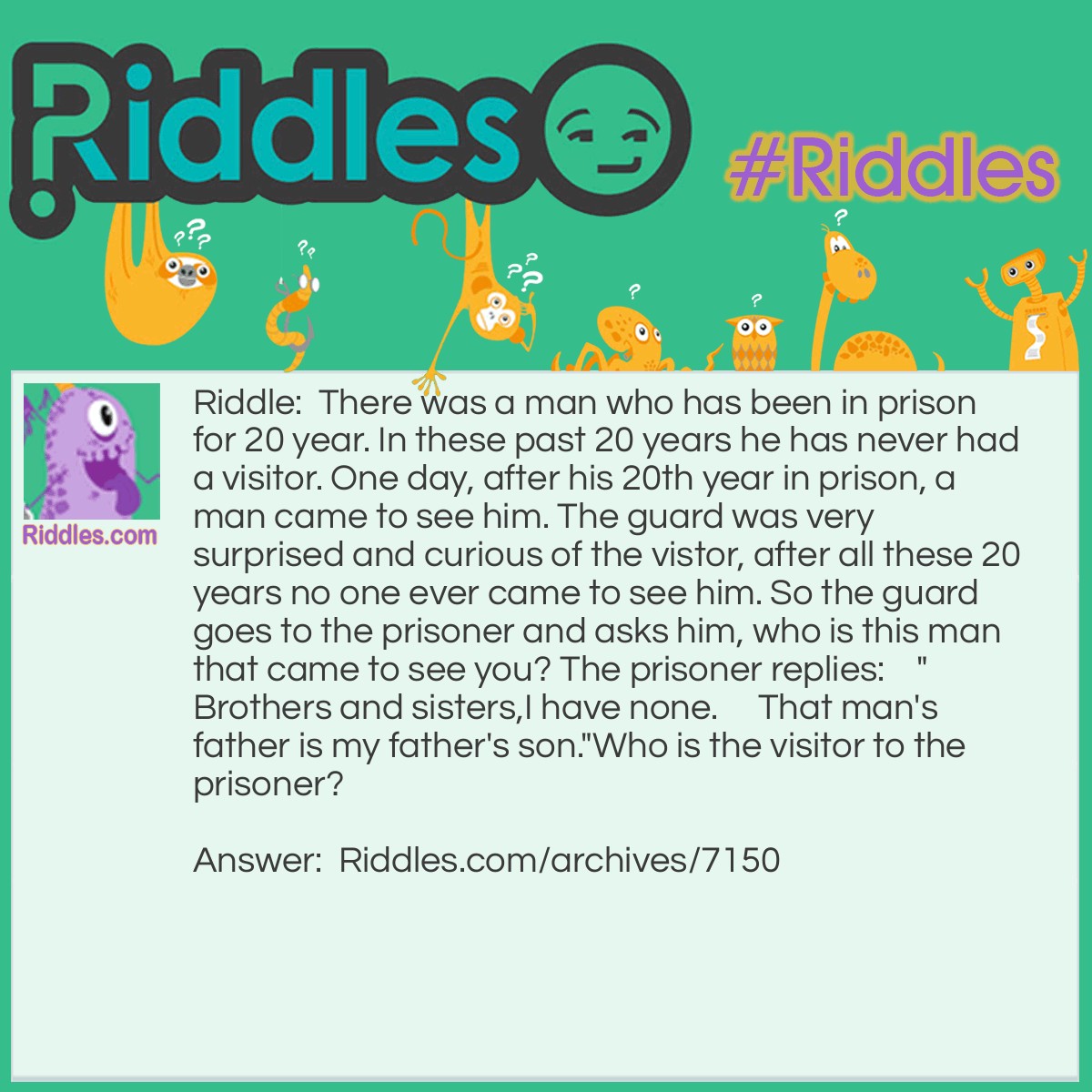 Prisoner's Visit | Riddles.com