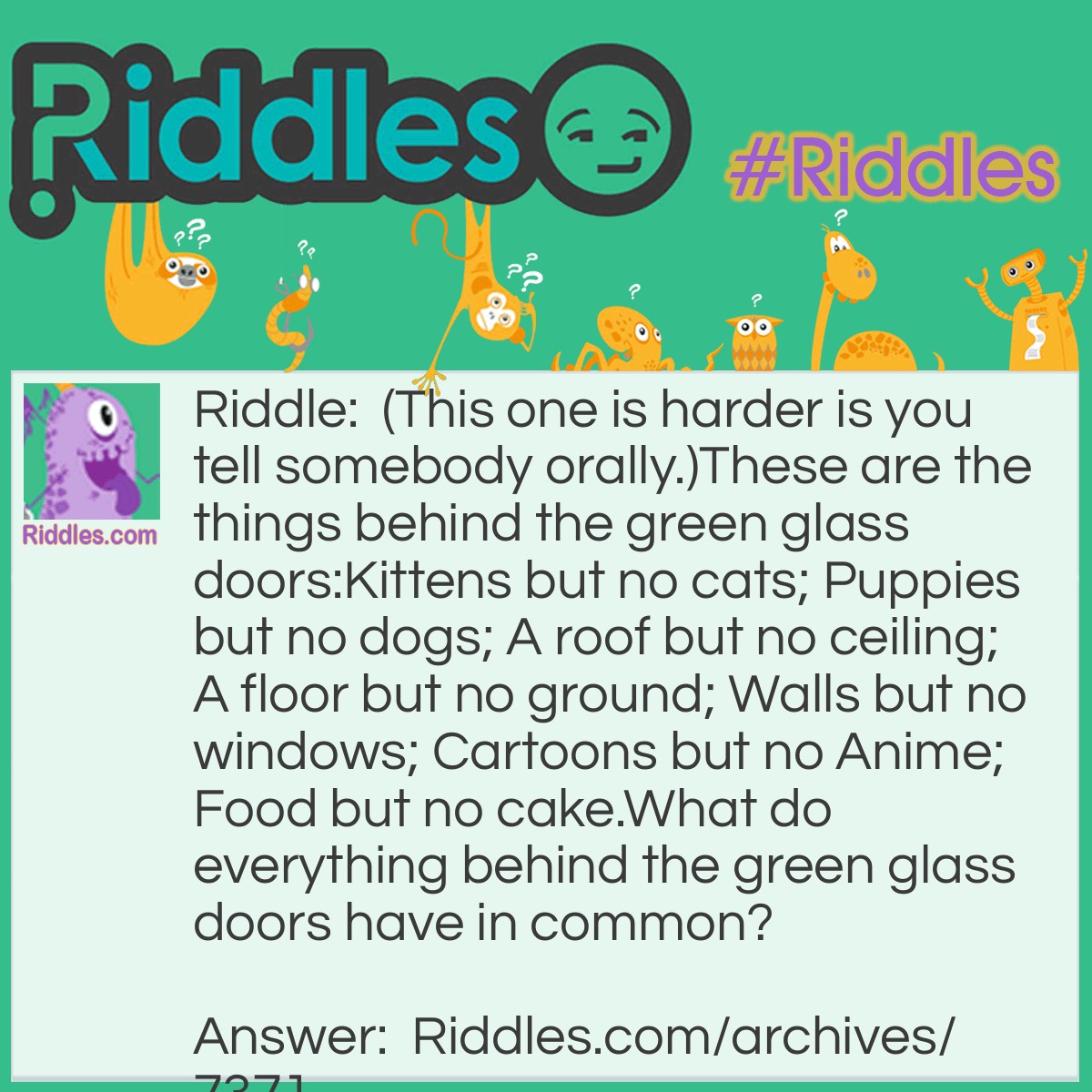 The Green Glass Doors | Riddles.com