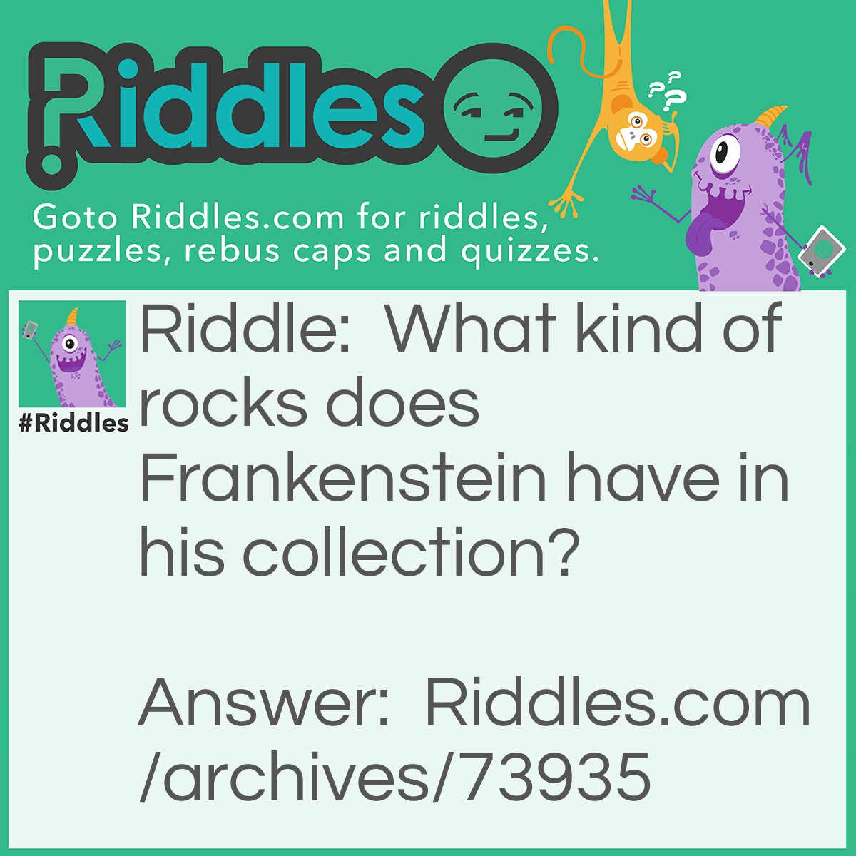 Frankensteins Collection | Riddles.com