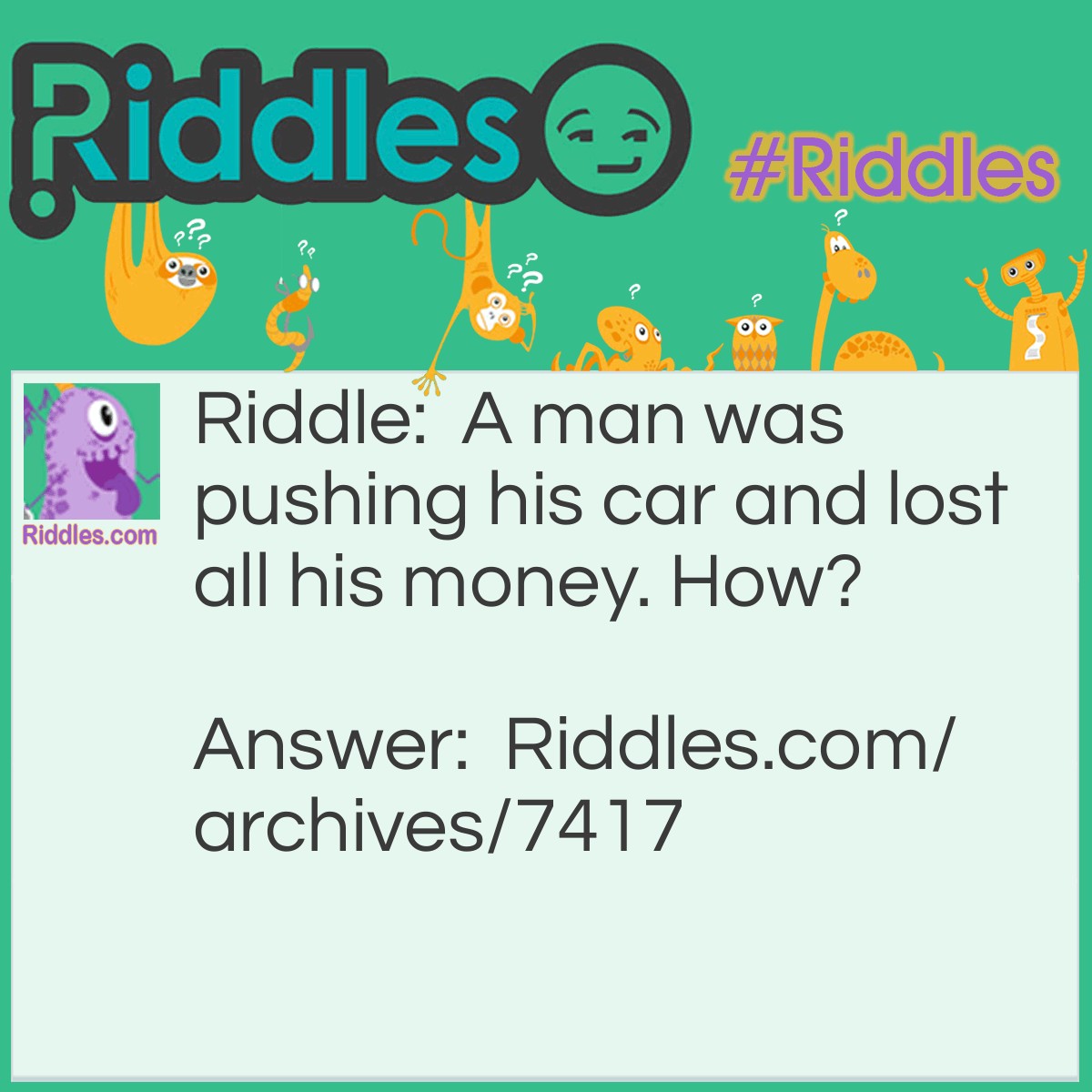 Pushing A Car - Riddles.com