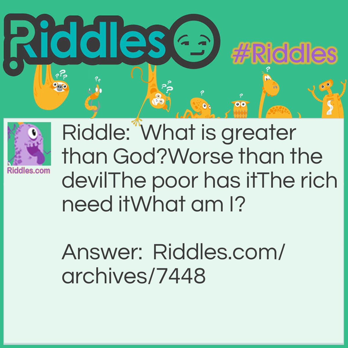 Greatness Riddles