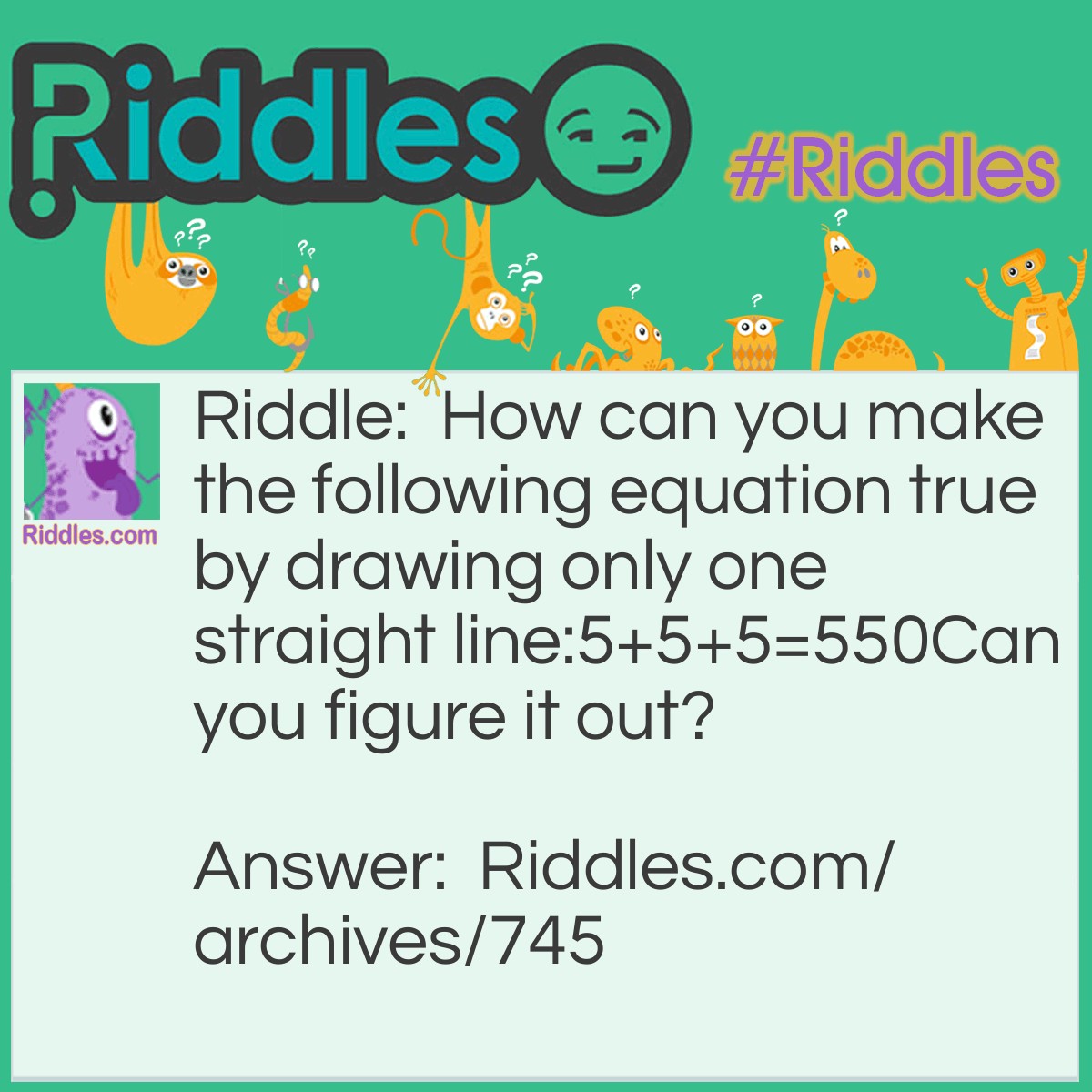 True Equation - Riddles.com