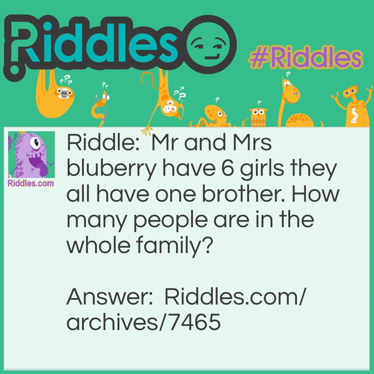 MrMrs Bluberry | Riddles.com