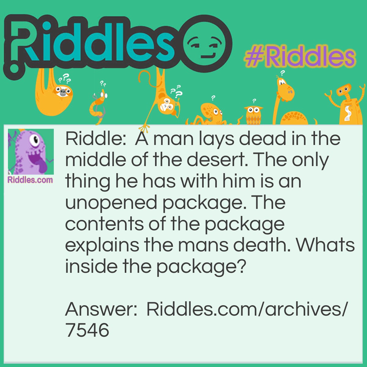 Desert Dilemma | Riddles.com