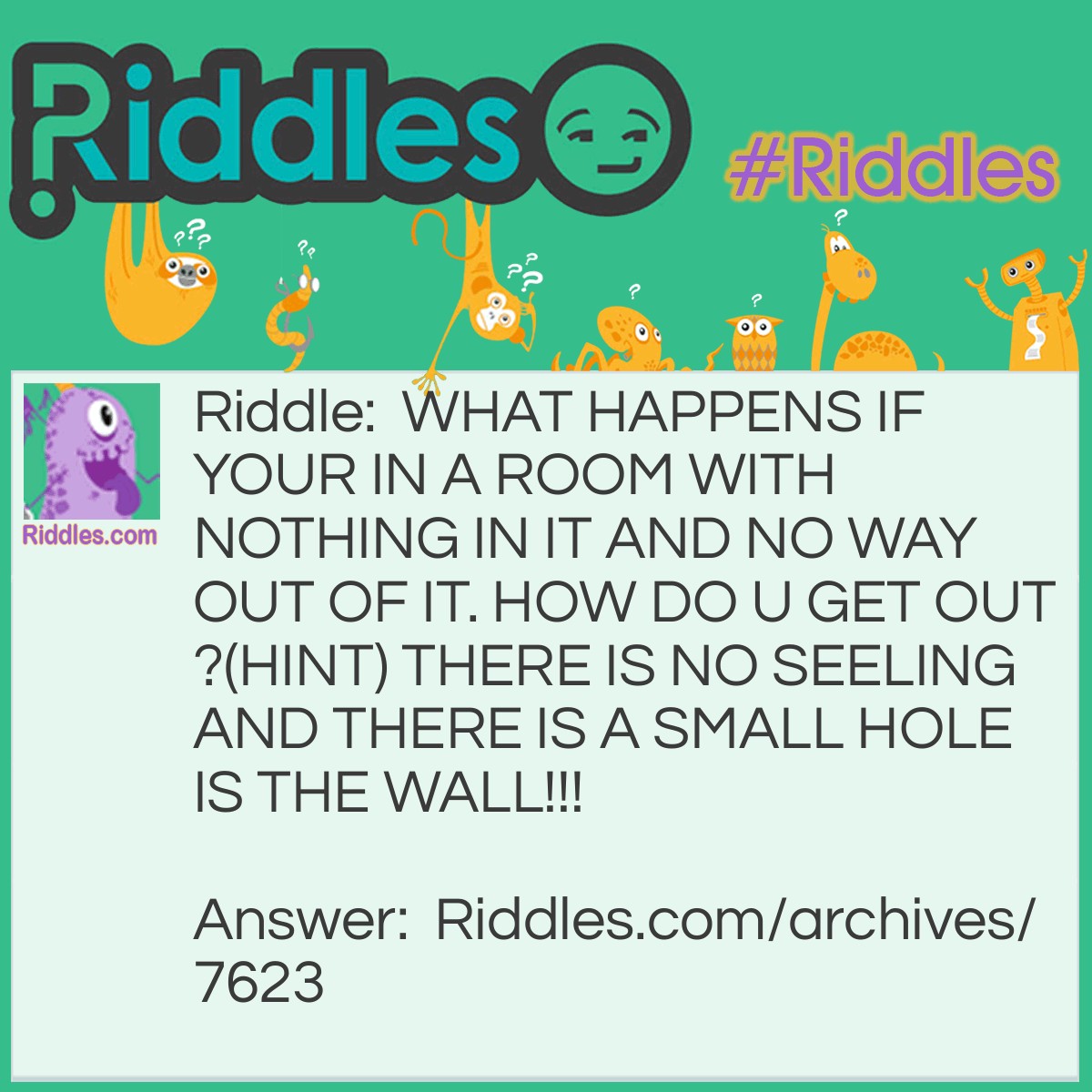 Room With Nothing In It - Riddles.com