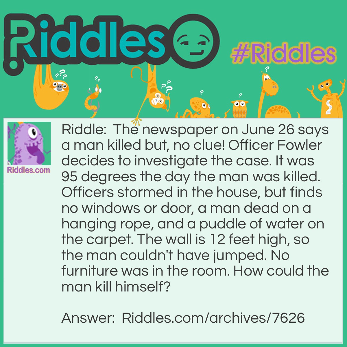 Death But No Clue! - Riddles.com