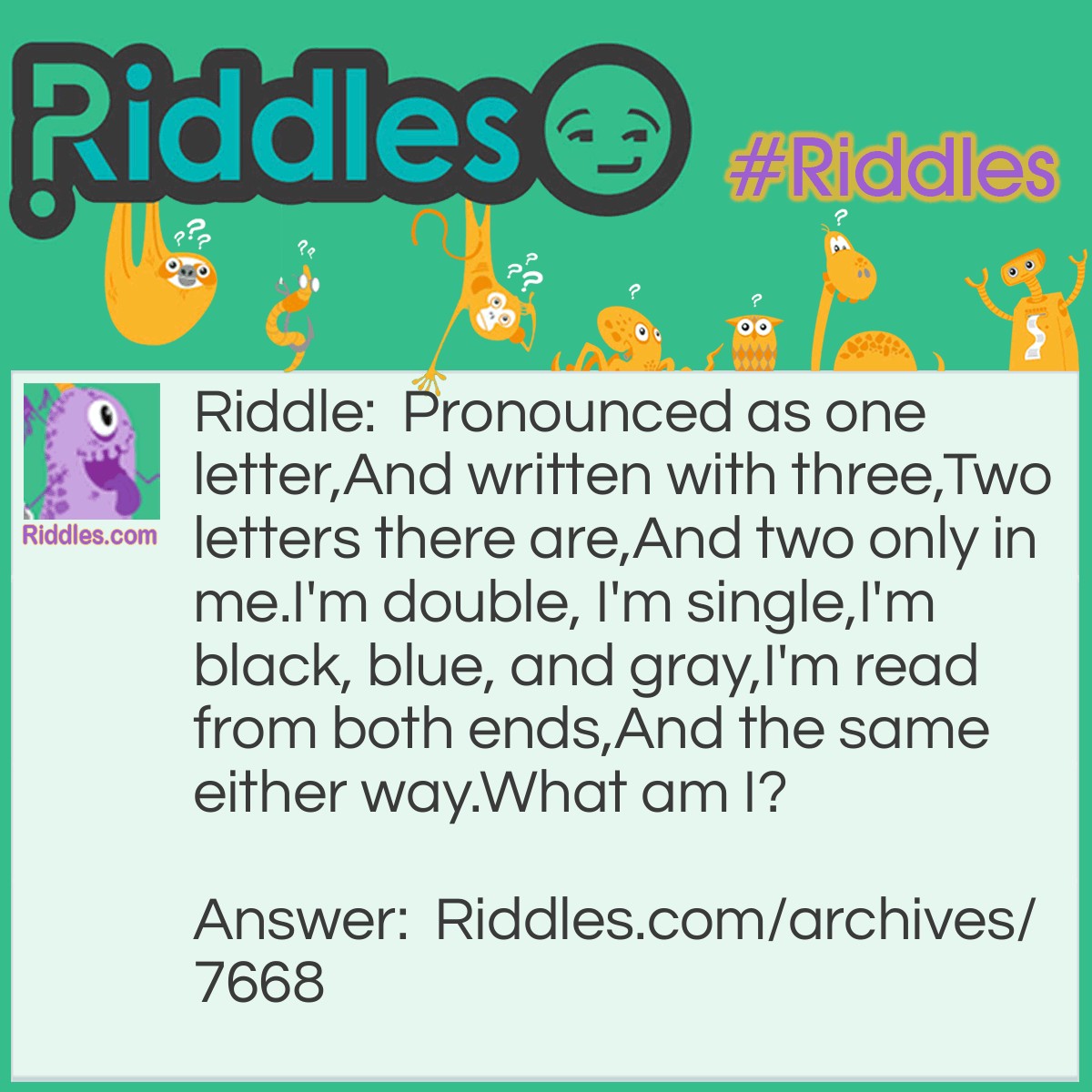 Letters - Riddles.com