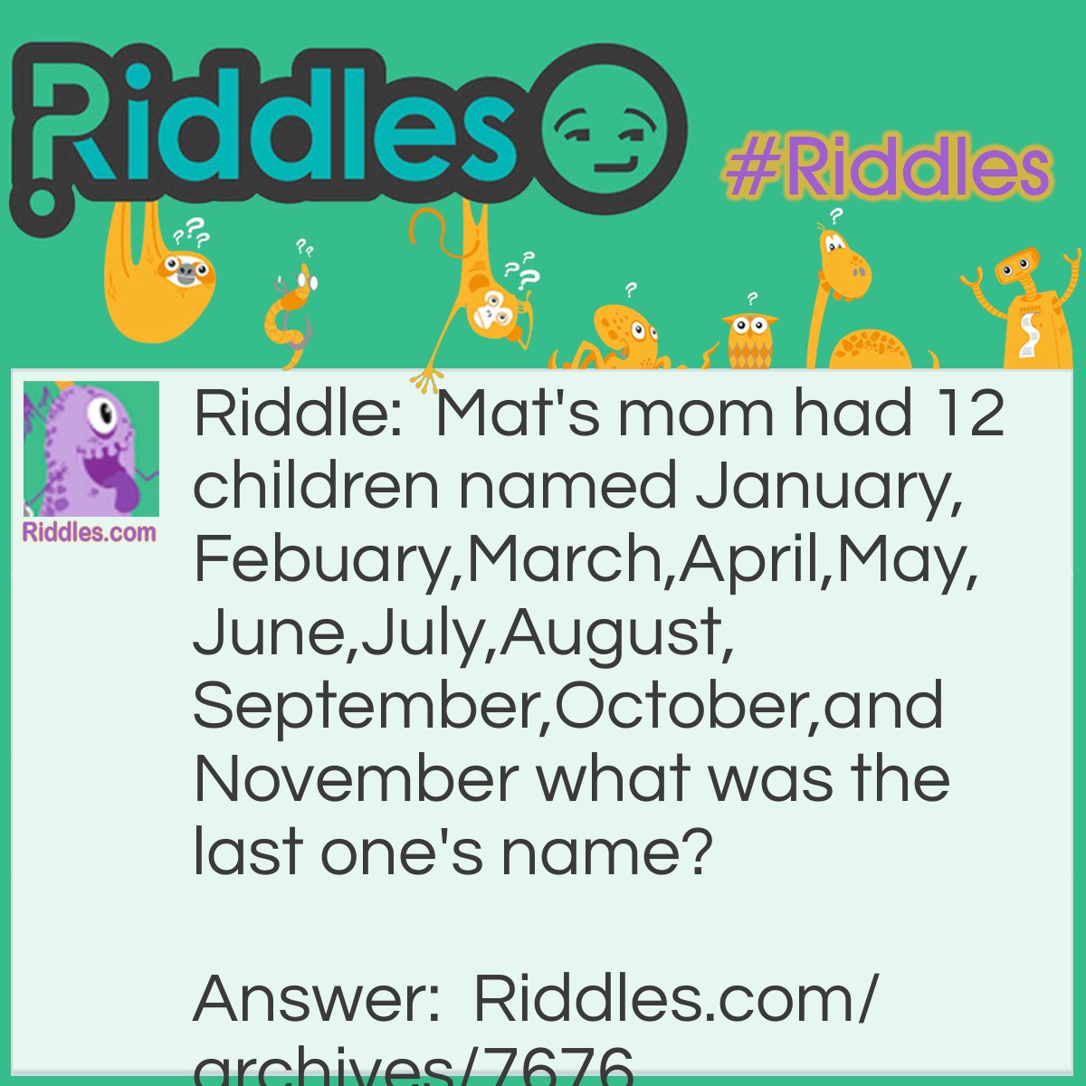 One Or 12 - Riddles.com