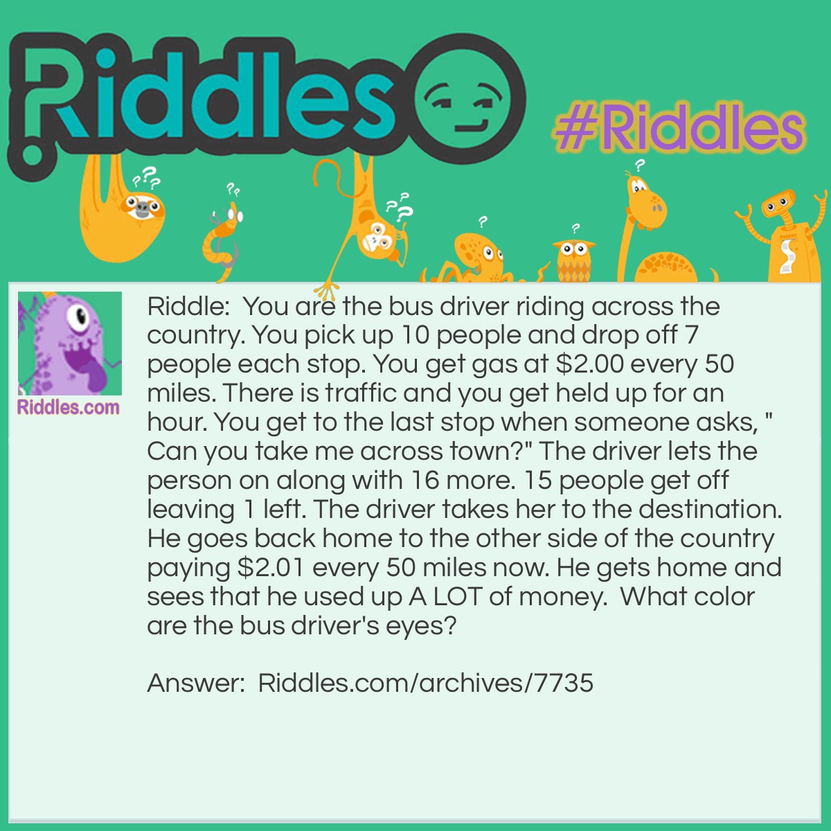 Come On The Bus! - Riddles.com
