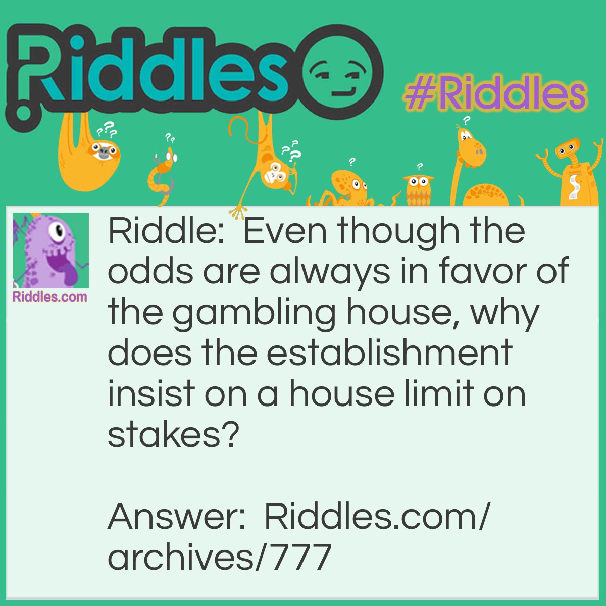Casino Tricks | Riddles.com