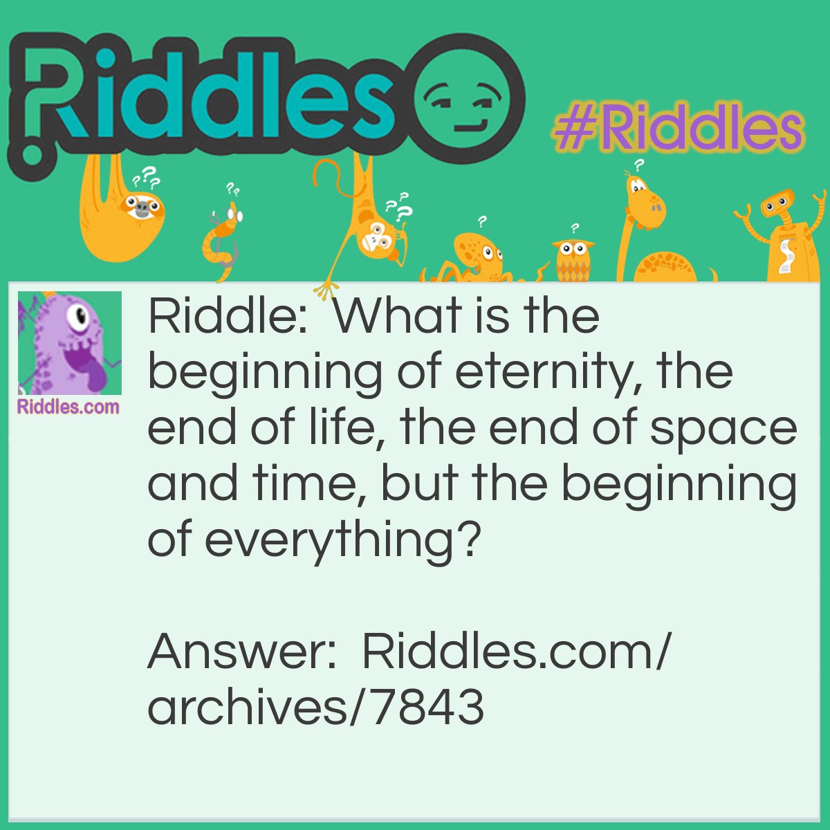 There's No Real Answer - Riddles.com