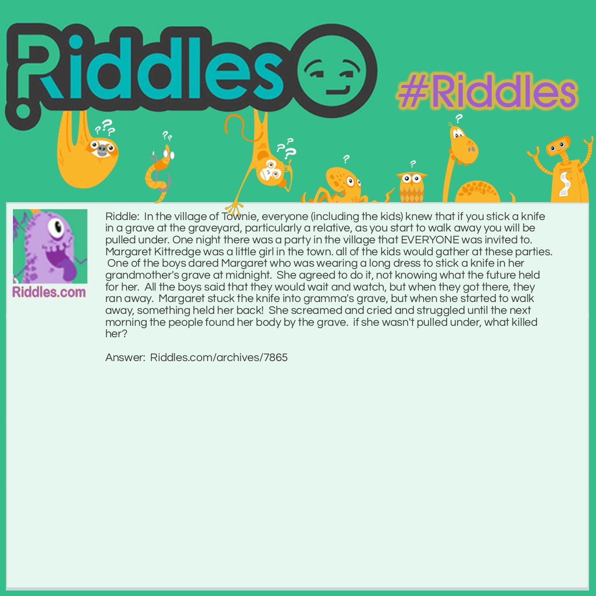 A Walk In The Graveyard | Riddles.com