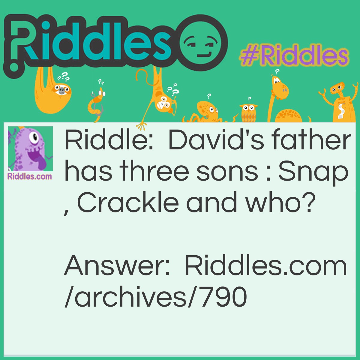 David's Dad - Riddles.com