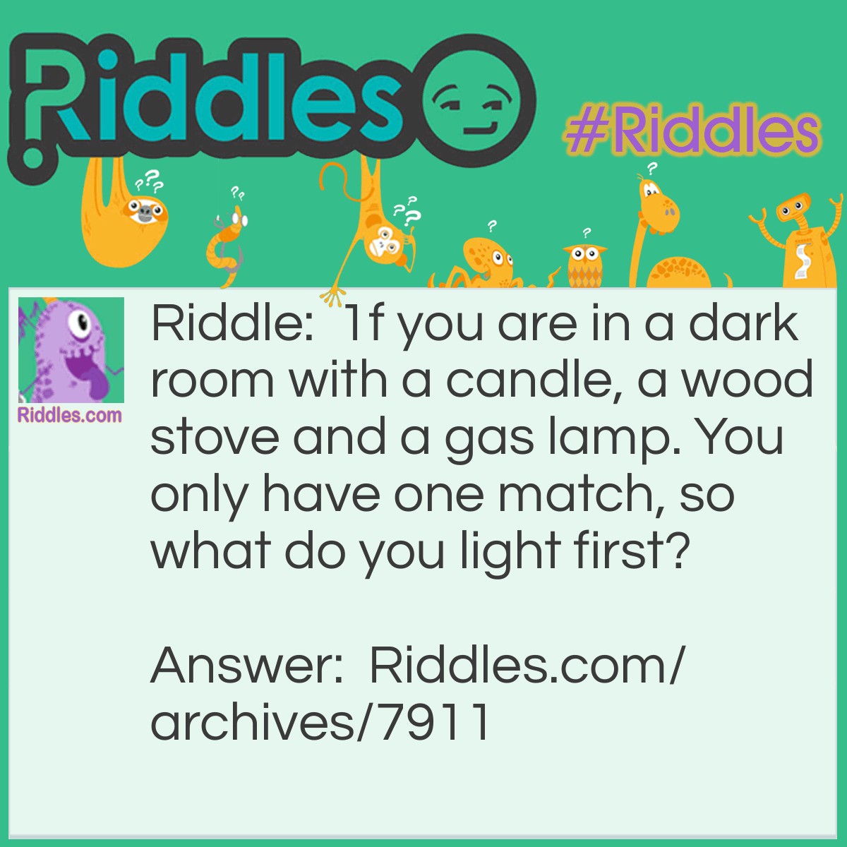 COMMON SENSE!!!!! - Riddles.com