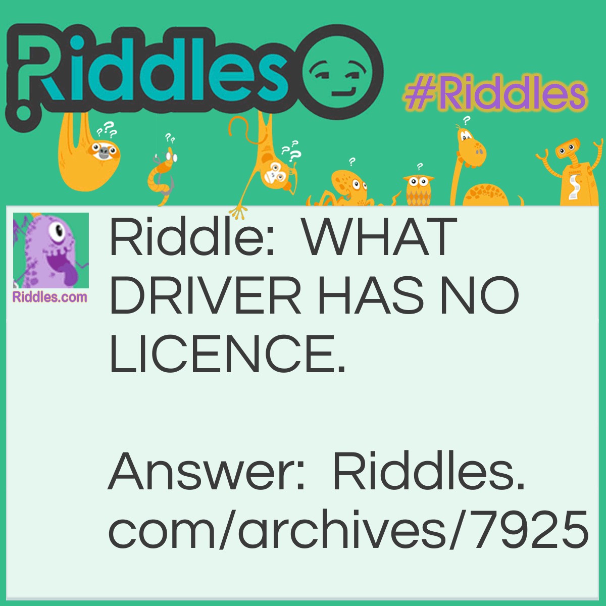 DrIvErS - Riddles.com