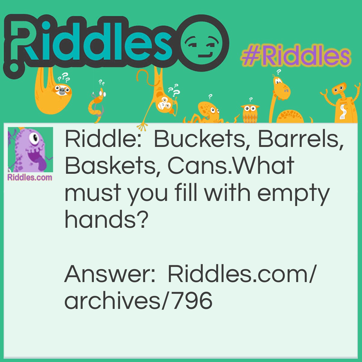 With Empty Hand - Riddles.com
