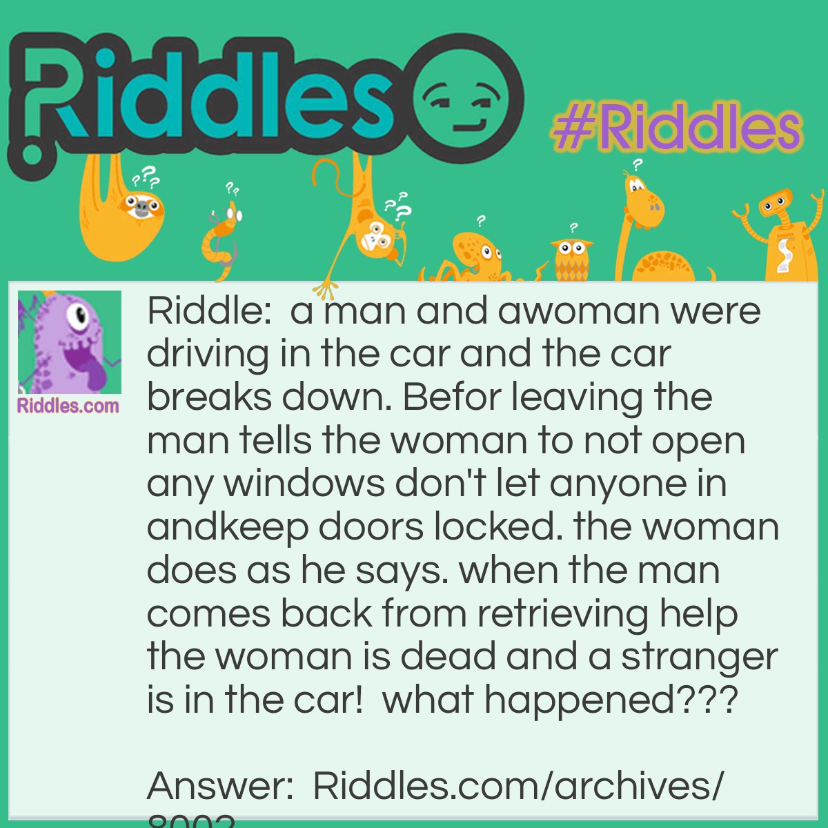 What Happened In The Car? - Riddles.com