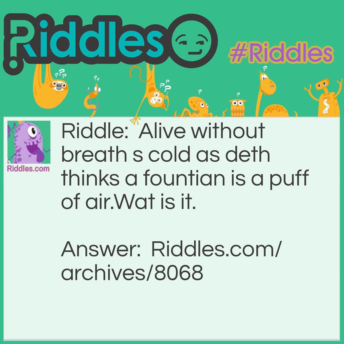 Riddles Riddle By Josh Riddle | Riddles.com