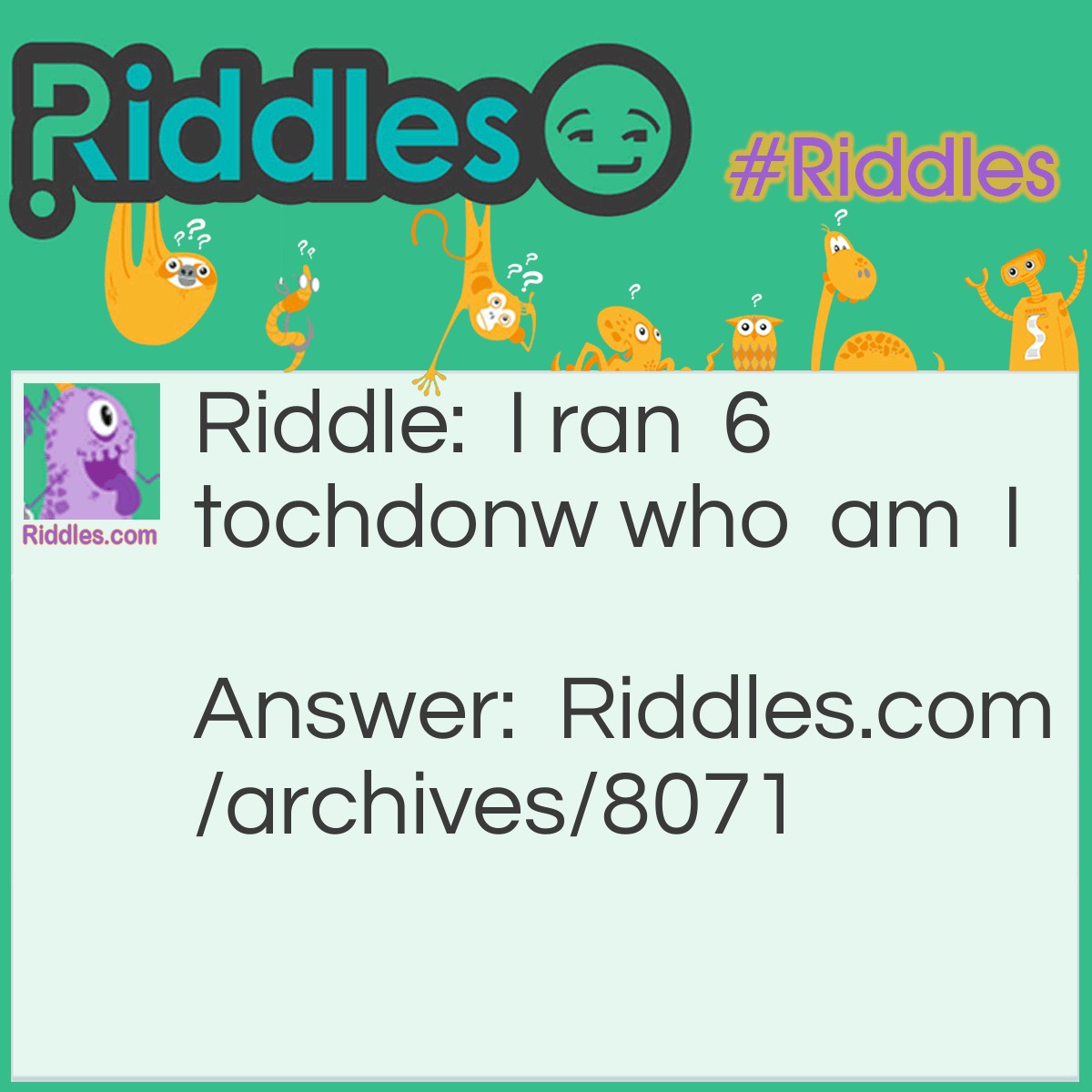 Football Teams - Riddles.com