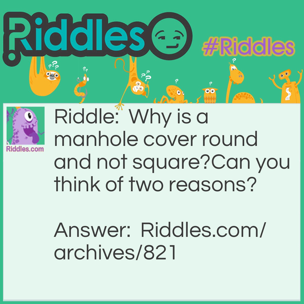Manhole Cover - Riddles.com