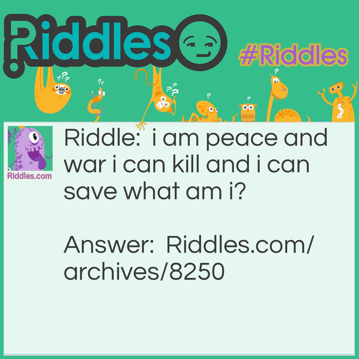 Peace | Riddles.com