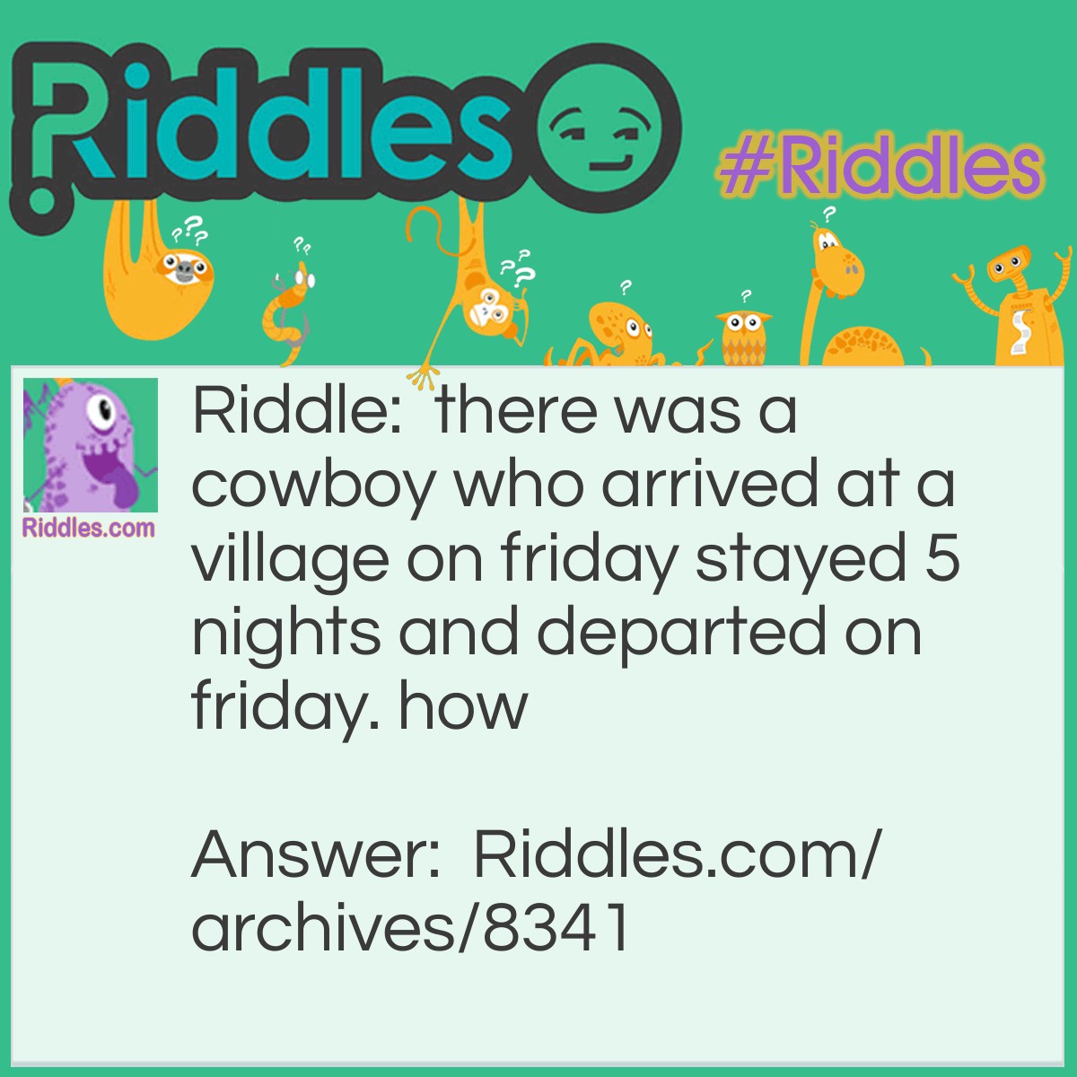 Friday Friday Friday - Riddles.com